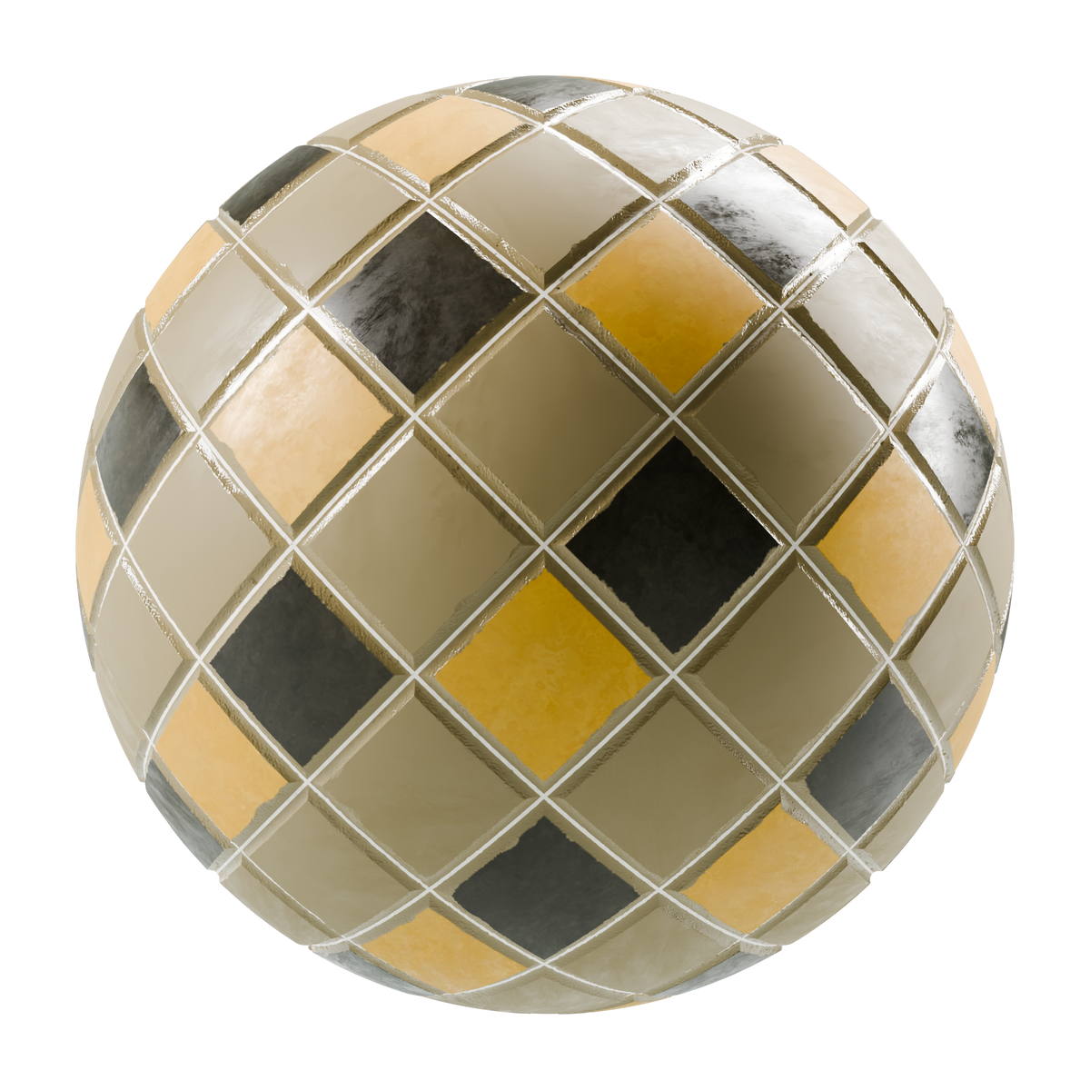 Ceramic Porcelain Diamond Tiles on Substance 3D Assets