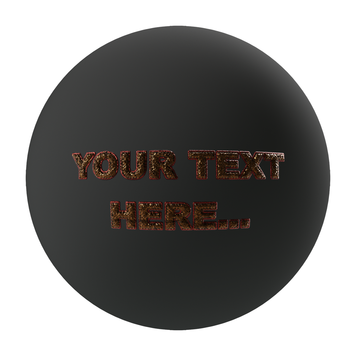 Sequins Text Embroidery on Substance 3D Assets