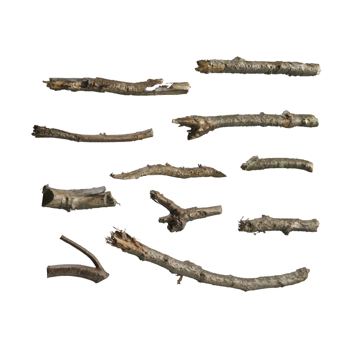 Dirty Wood Sticks on Substance 3D Assets