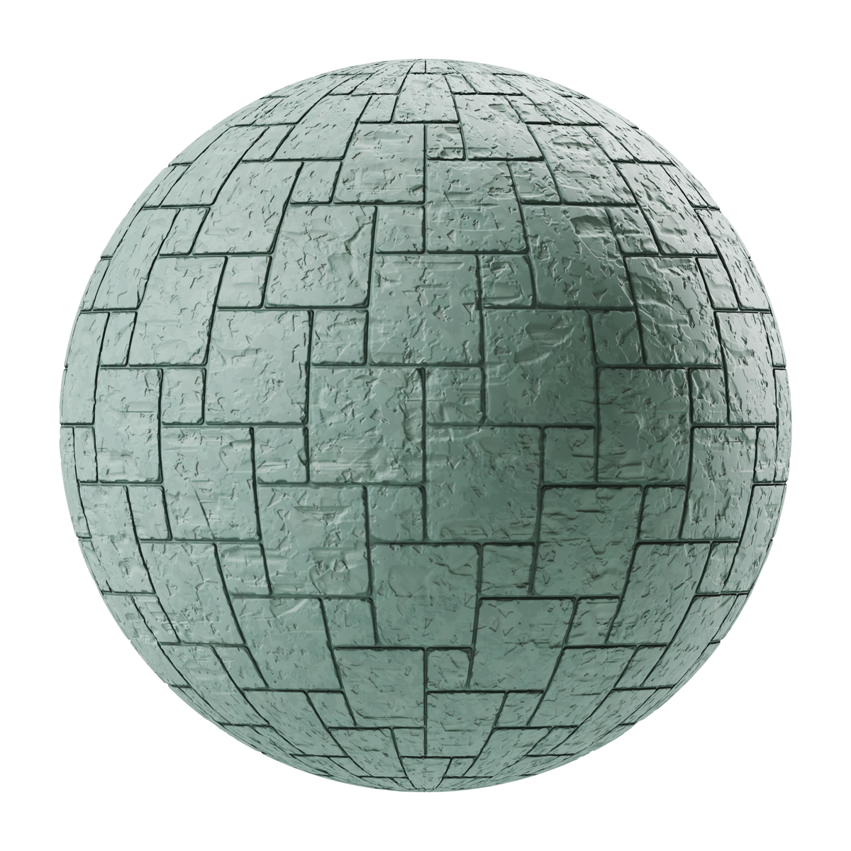 Stylized Concrete Offset Tiles Pavement on Substance 3D Assets