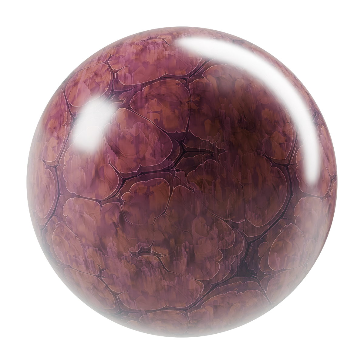 Stylized Purple Marble on Substance 3D Assets