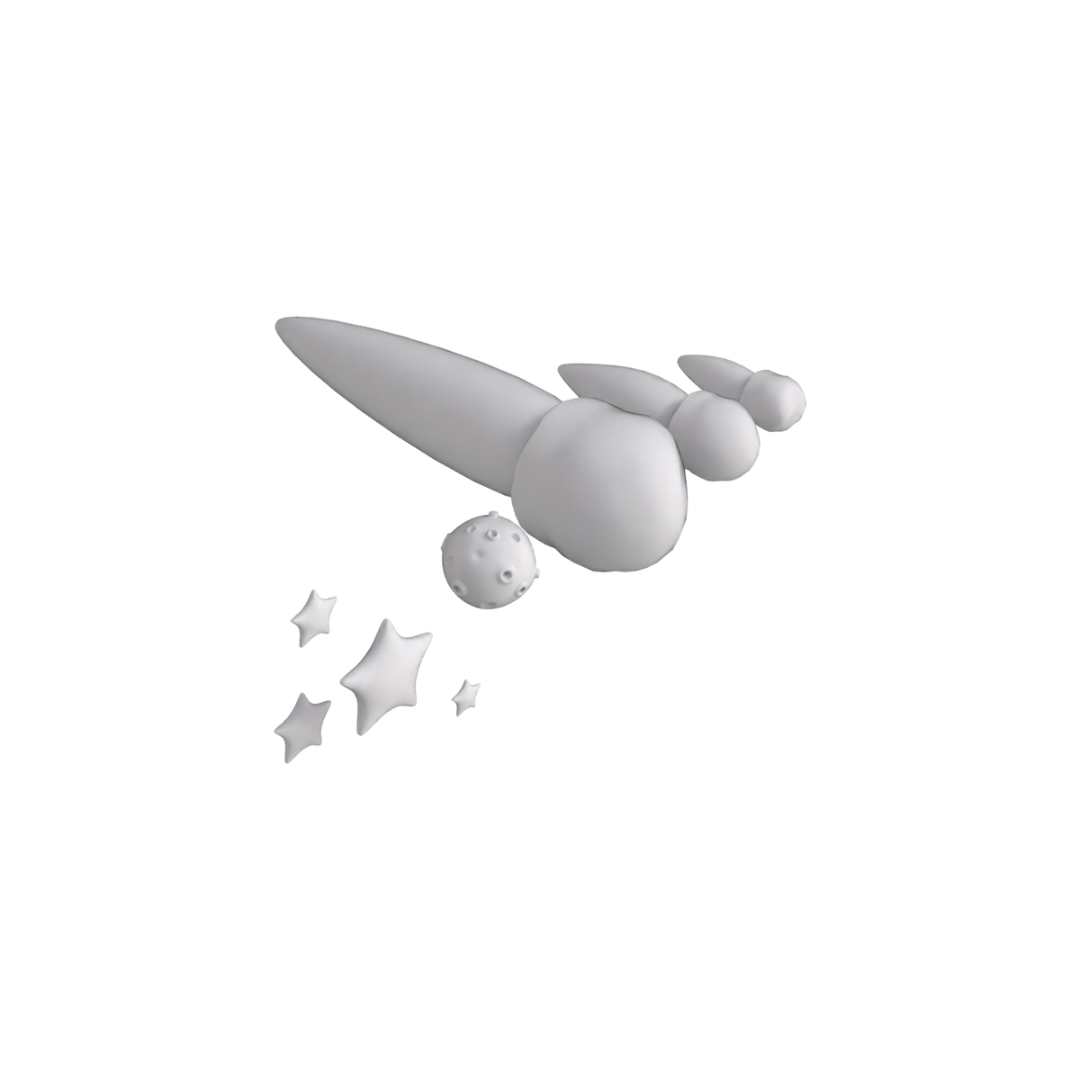 Space Stars Icons Set on Substance 3D Assets