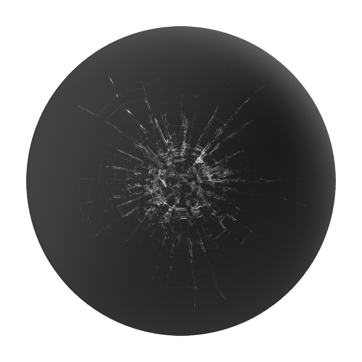 Single Small Bullet Impact On Glass on Substance 3D Assets