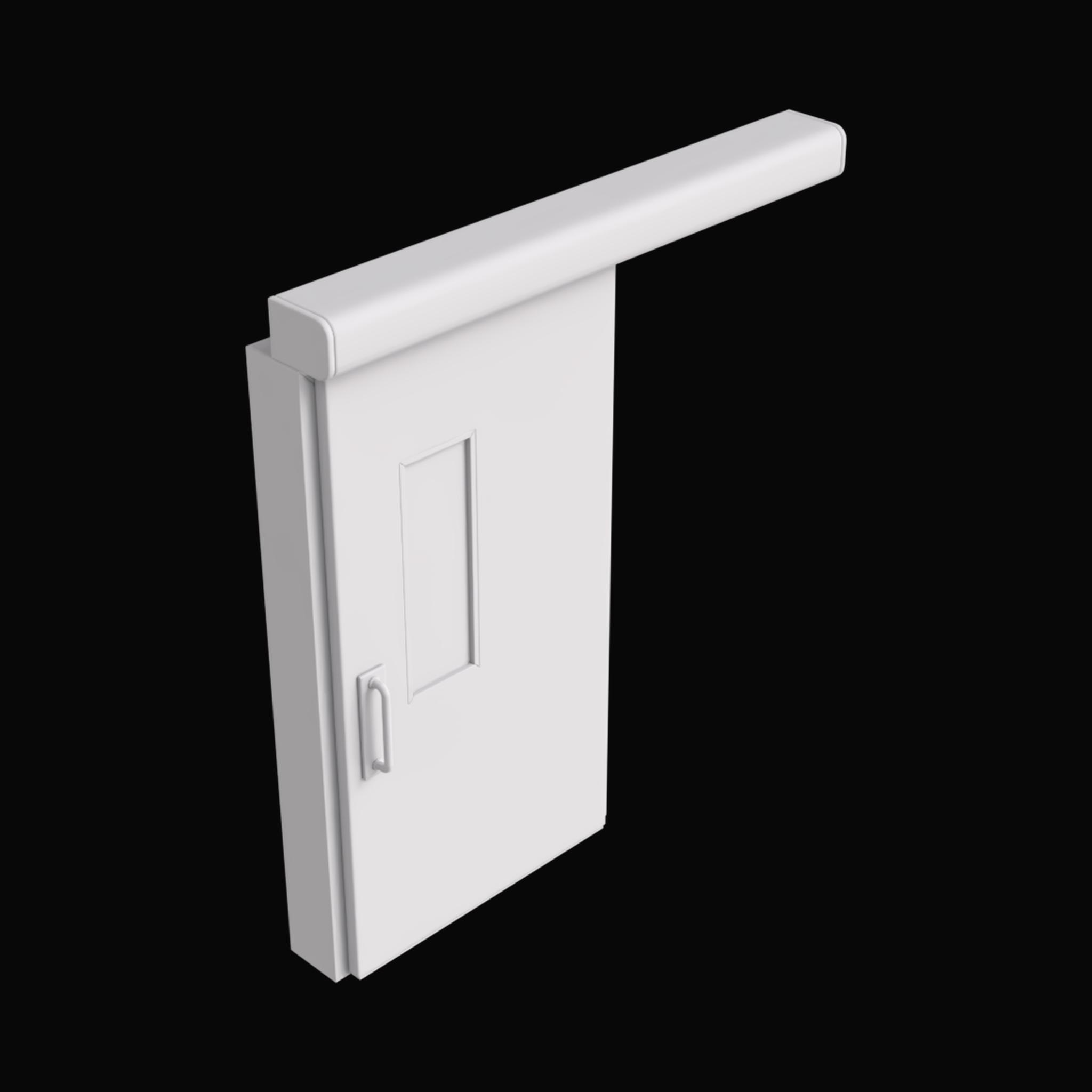 Hospital Sliding Door on Substance 3D Assets