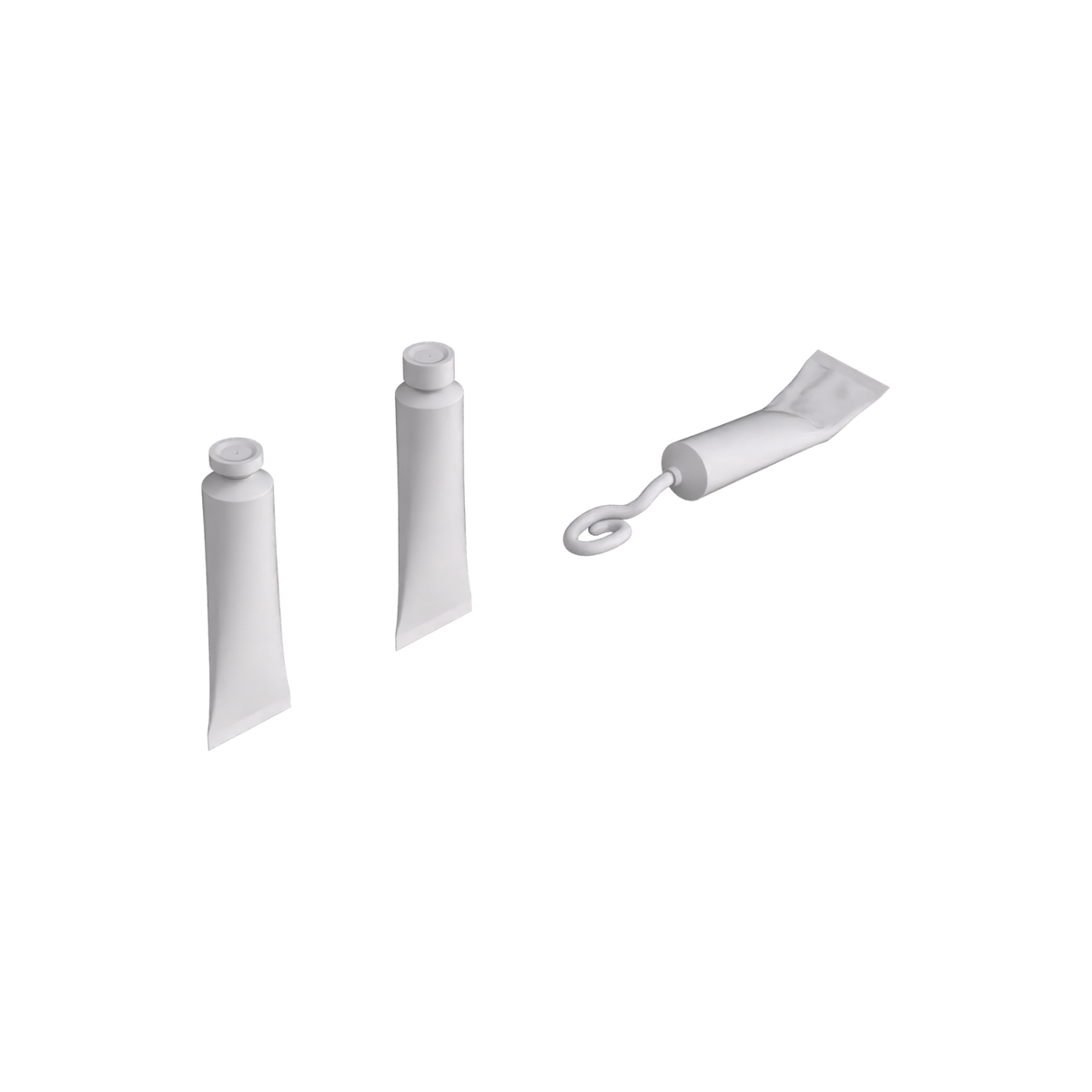 Small Paint Tube Set on Substance 3D Assets