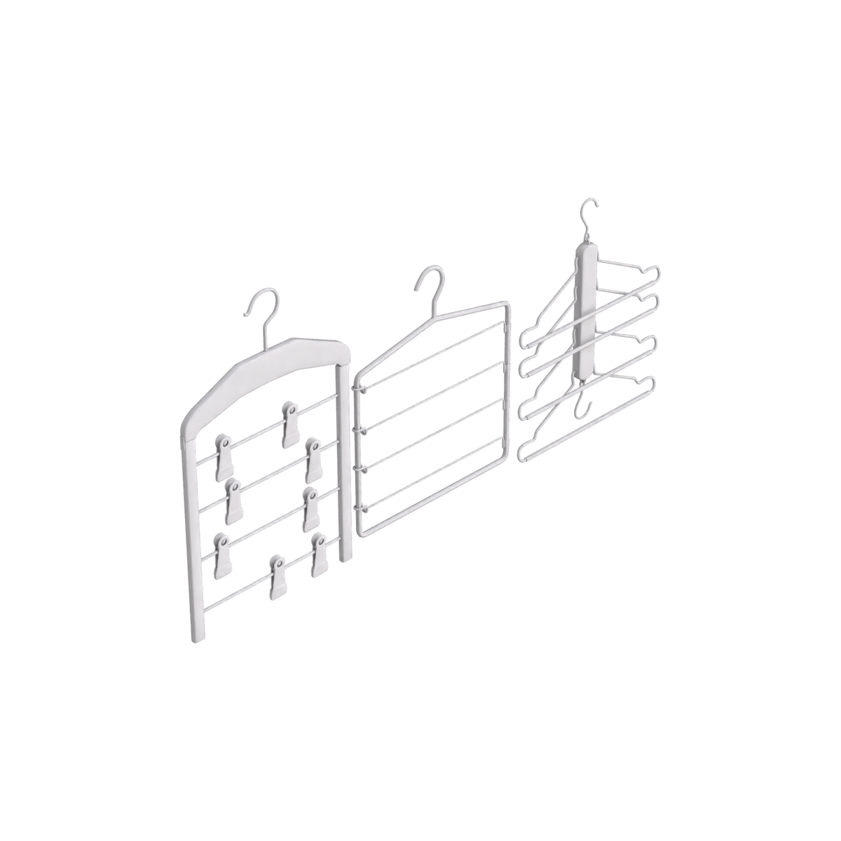 Rack With Multiple Hanger Set on Substance 3D Assets