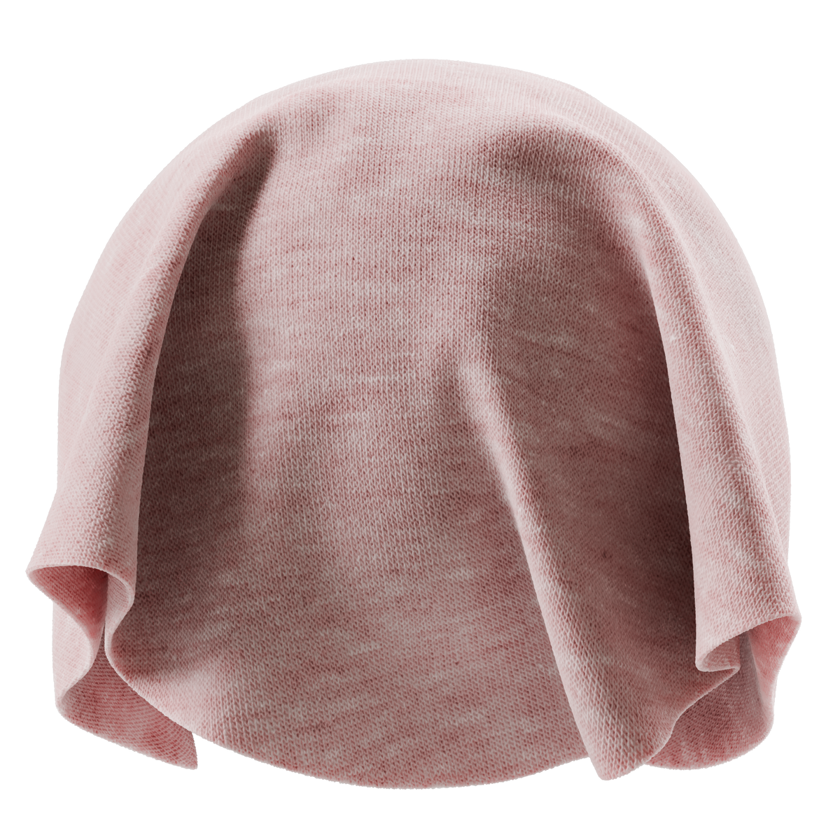 Pink Heathered Fleece Face on Substance 3D Assets
