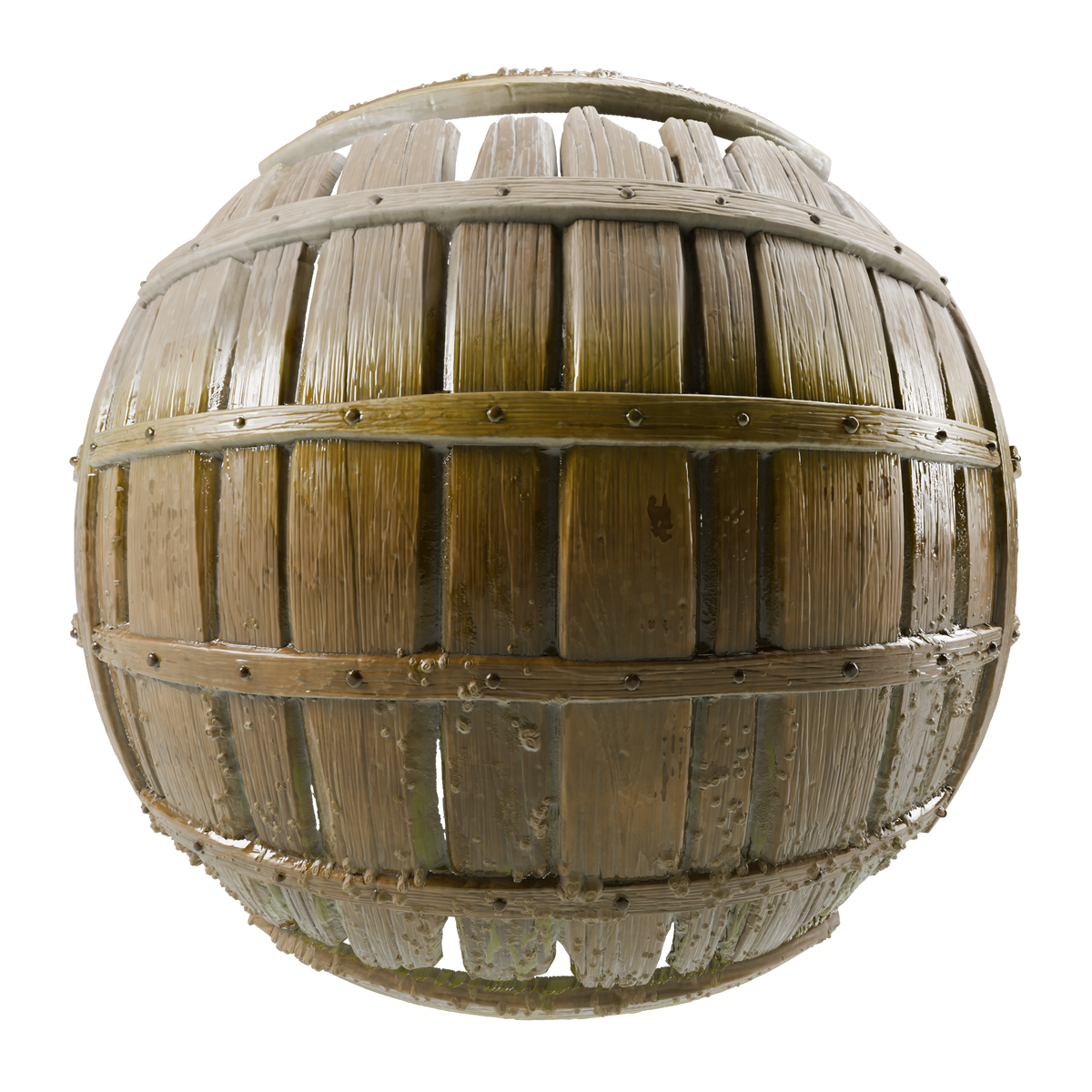 Stylized Rickety Wood Dock on Substance 3D Assets