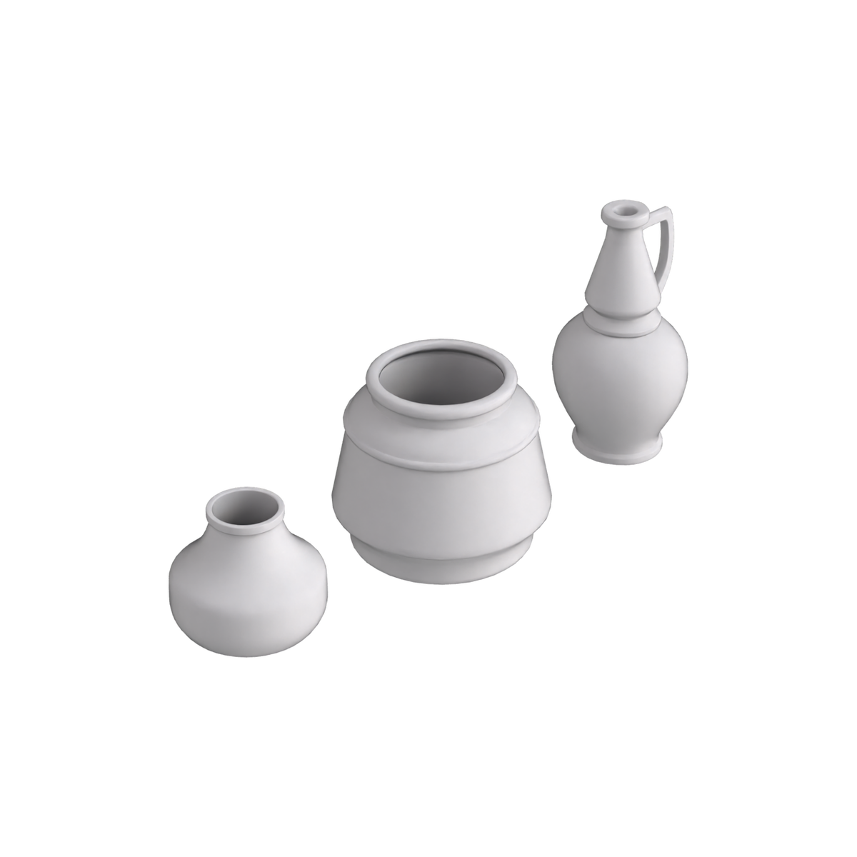 Pottery Set 02 on Substance 3D Assets