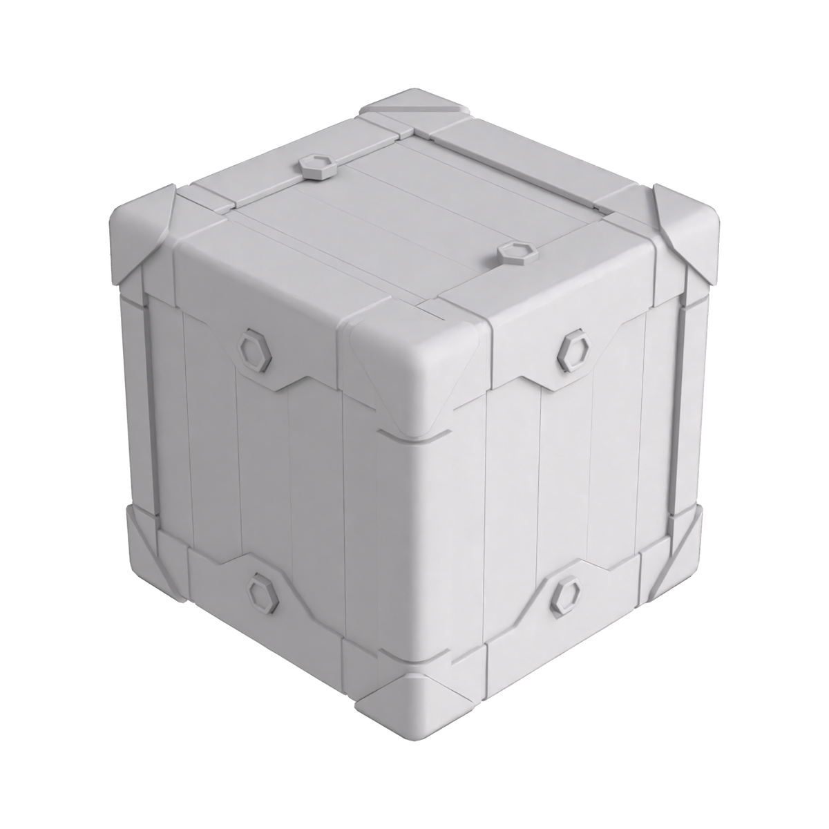 Stylized Crate 01 on Substance 3D Assets