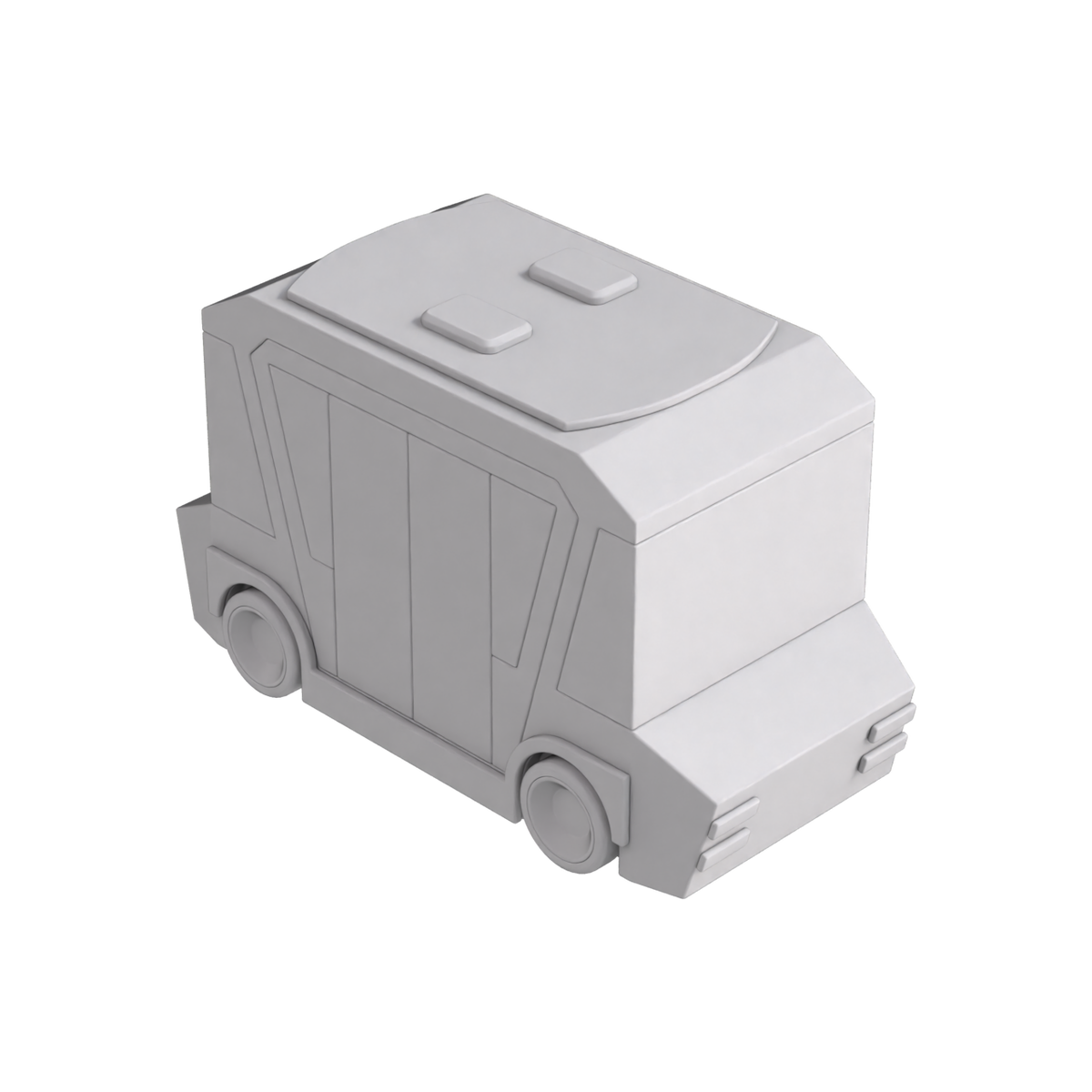 Futuristic Icon Van on Substance 3D Assets