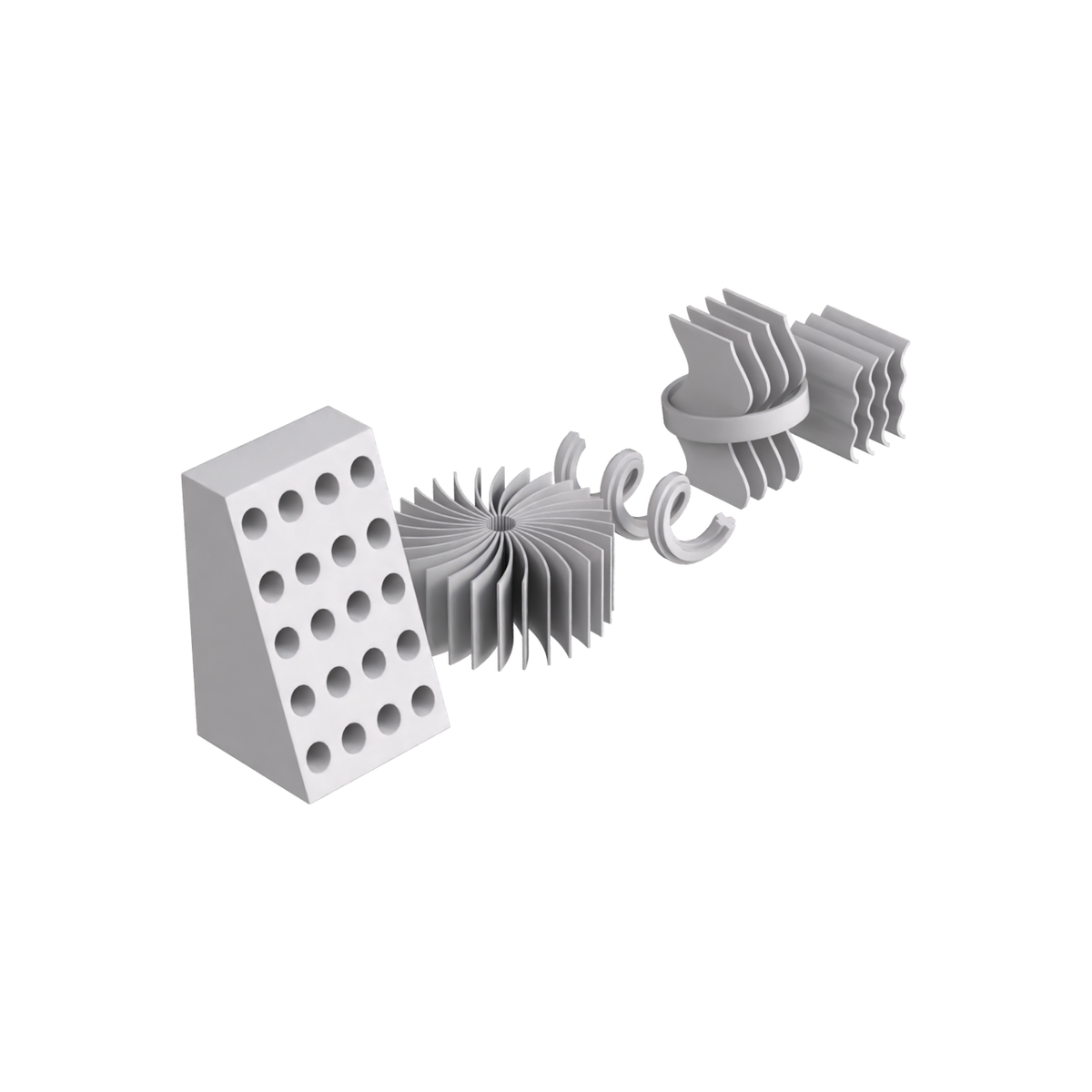 Primitive Shape Set 07 on Substance 3D Assets